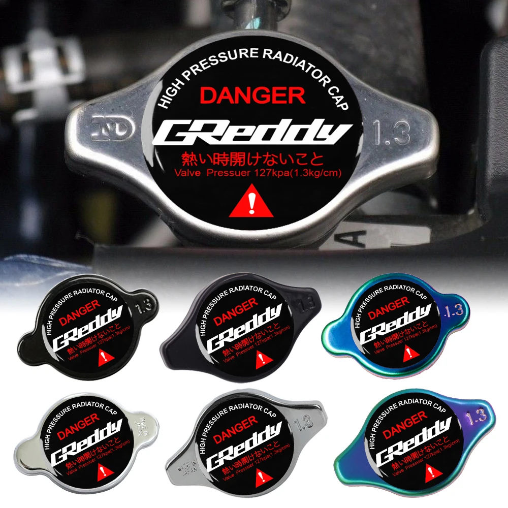 Car-Styling-Silver-Neo-Chrome-GREDDY-High-Pressure-Radiator-Cap-For ...