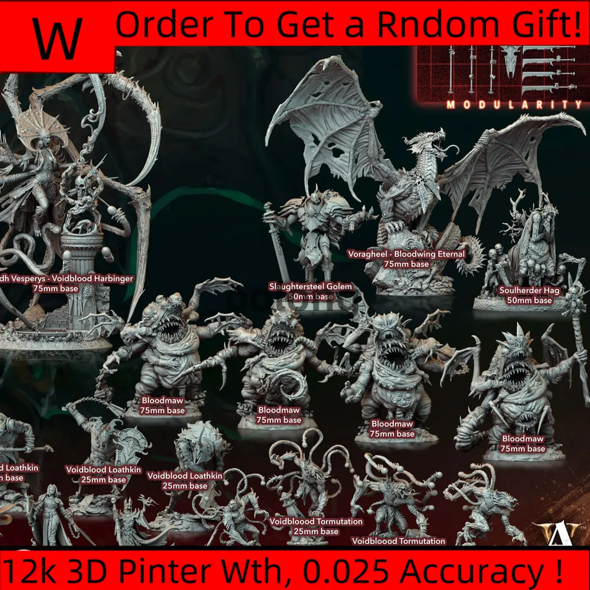 Dnd-Miniatures-Figures-Heavy-Armor-Demon-Statue-Ghost-Woman-Hunter ...