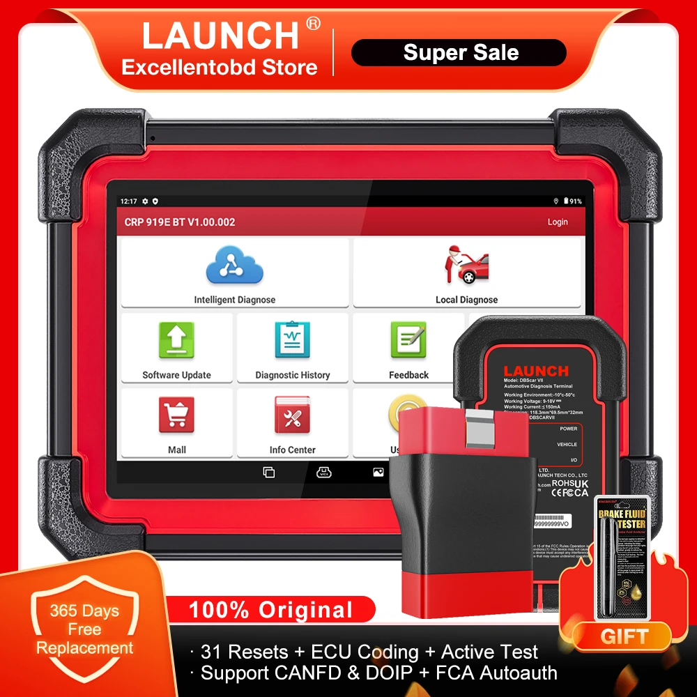 LAUNCH-X431-CRP919E-BT-Full-System-Diagnostic-Tool-ECU-Coding-Active ...