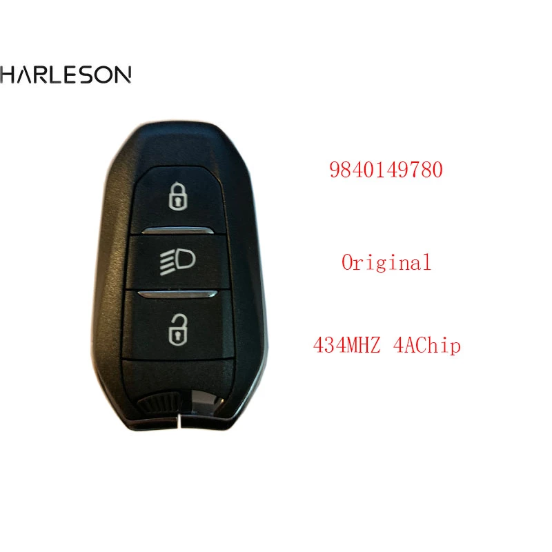 9840149780 자동차 원격 제어 키, 푸조 508 5008 2020 2021 4A, HITAG AES IM3A ...