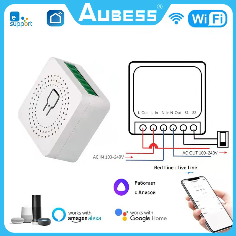 EweLink-Wifi-Mini-Smart-Switch-16A-Support-2-Way-Control-Timer-Wireless ...
