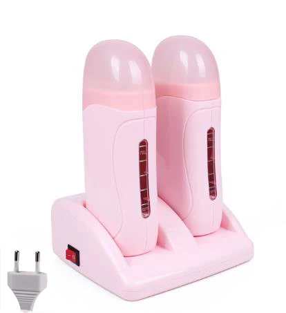 Electric Double Wax Heater Epilator Cartridge Wax Roller Base Roll On ...