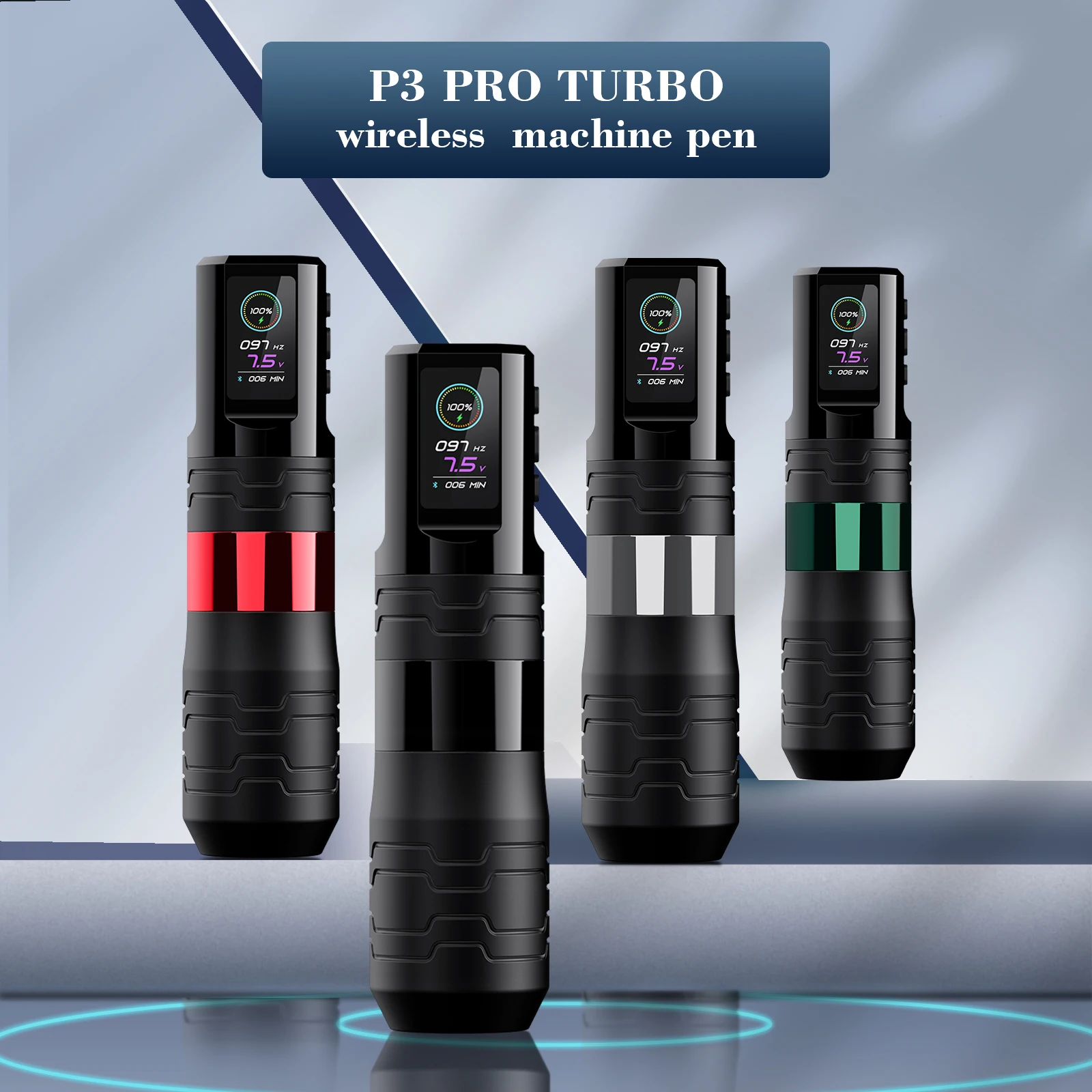 EZ-P3-Pro-Turbo-Wireless-Battery-Tattoo-Pen-Machine-Adjustable-Stroke ...