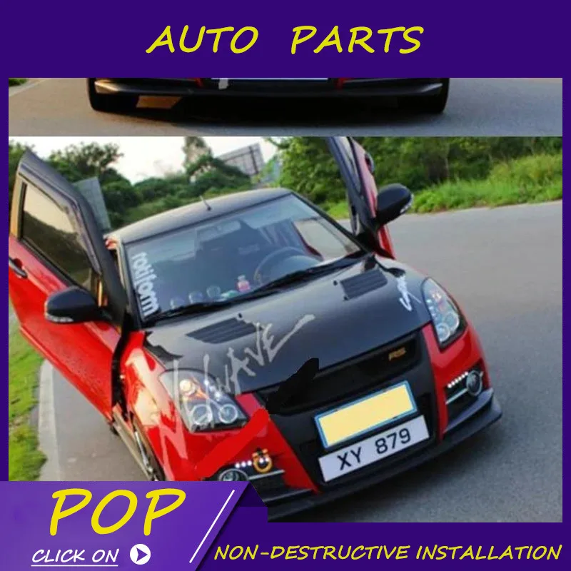 Suit-for-11-Suzuki-Swift-swift-Zc31-Modified-Speed-Edition-Front-Lip ...