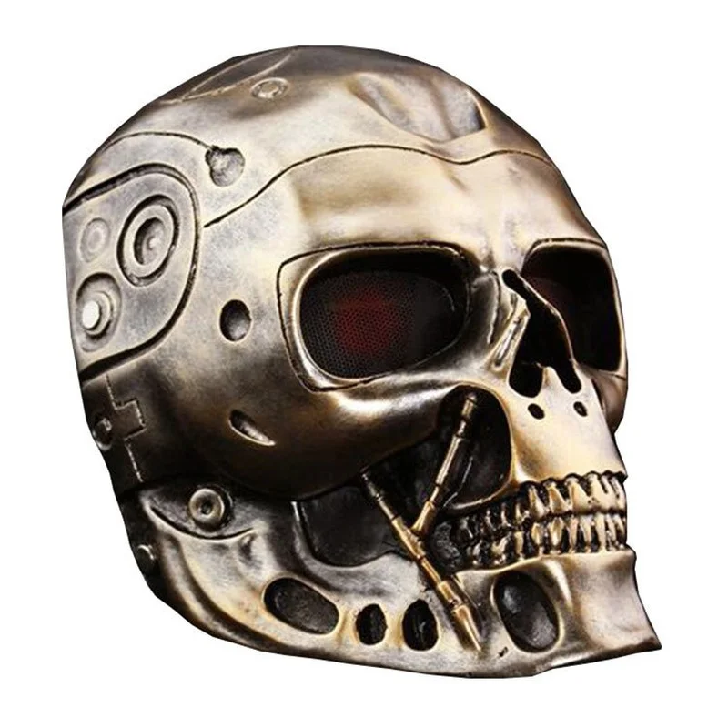 Terminator Mask Halloween Cosplays Mask Full Face Field Cs Protective ...