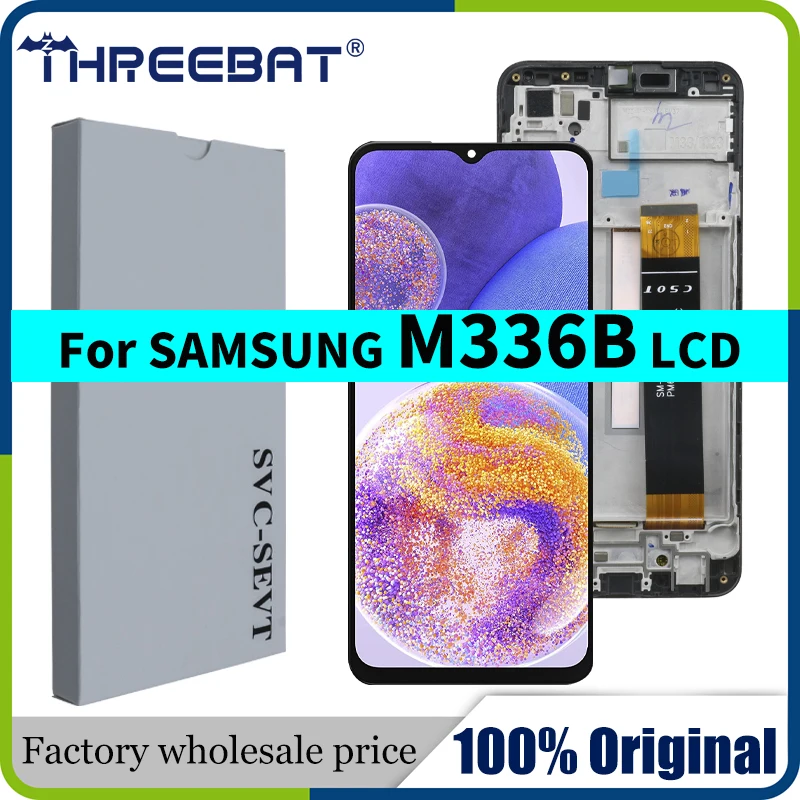 6.6'' Original Display For Samsung Galaxy M33 M336B SM-M336B/DS LCD Display Touch Screen ...