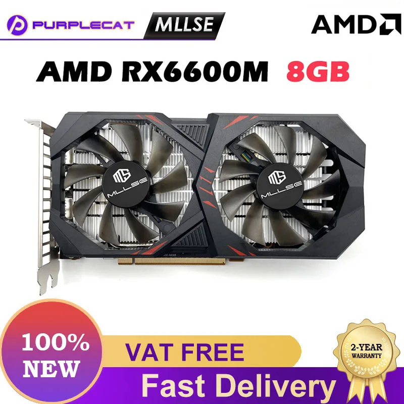 MLLSE tarjeta de vídeo AMD Radeon rx 6600m 8GB GPU GDDR6 128Bit 7nm ...