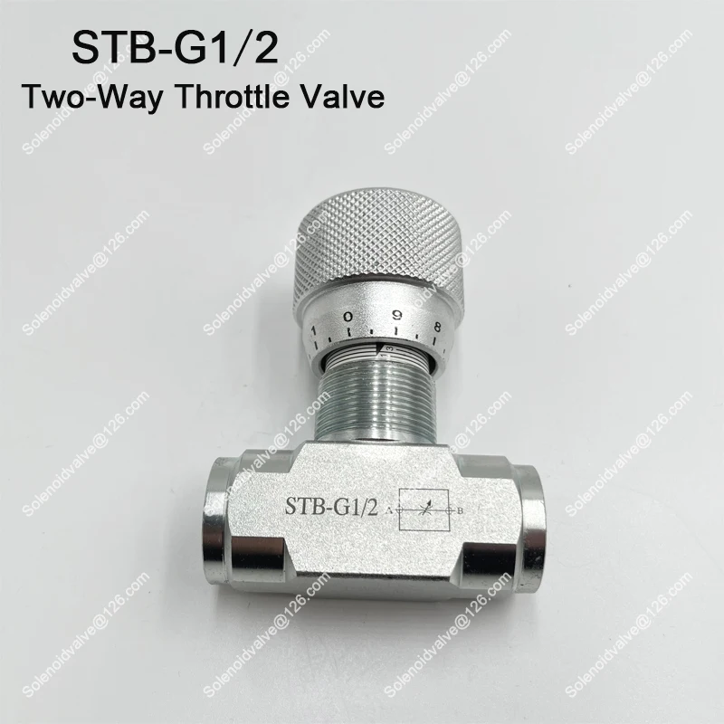 STB-G1/2 STU-G1/2 STB-NTP1/2 Hydraulic Throttle Valve Two-Way Throttle ...
