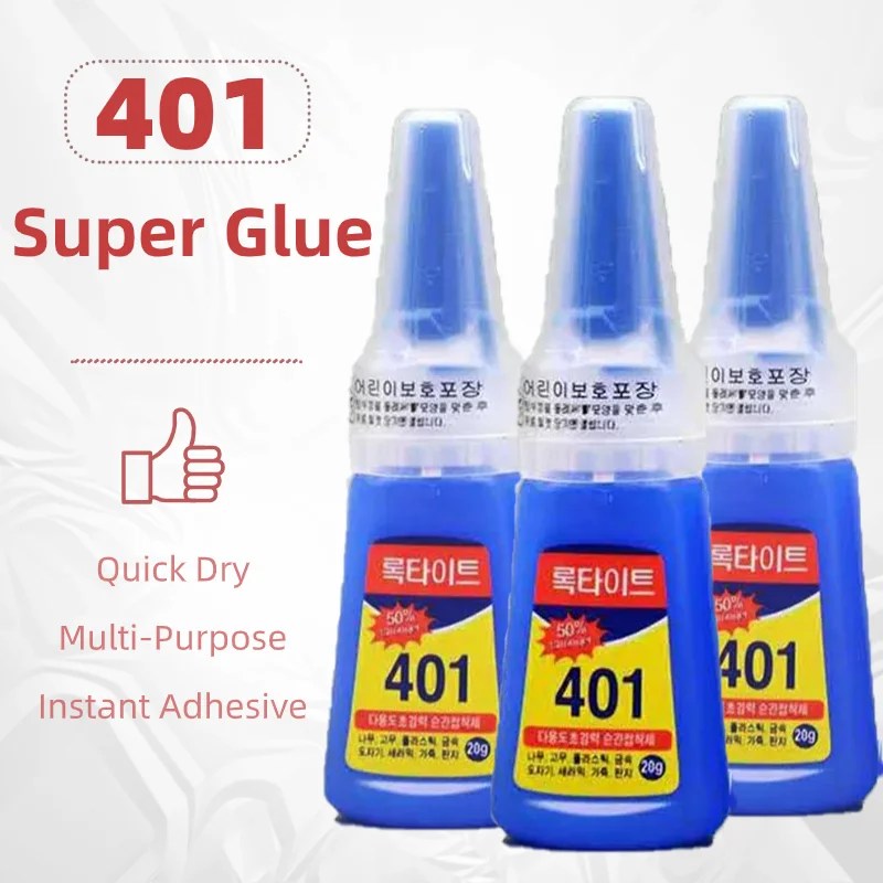 401-Glue-Instant-Fast-Adhesive-Bottle-Stronger-Super-Glue-Multi-Purpose ...