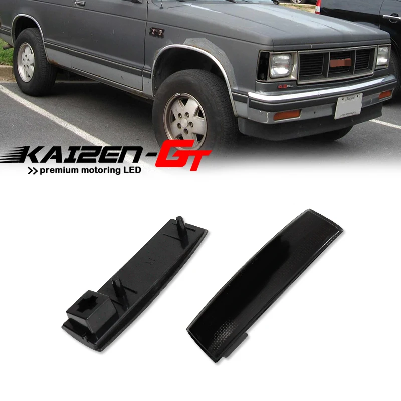 Car Front Bumper Side Marker Light Housings For Chevrolet S10 Tahoe ...