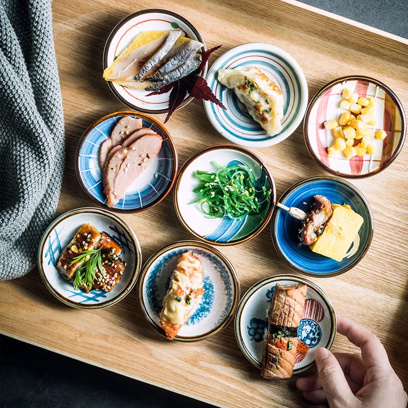 Japanese-Small-Saucer-Saucer-Dish-Ceramic-Condiment-Saucer-Household ...