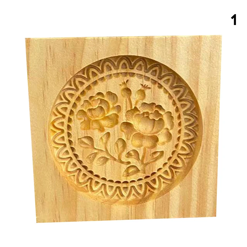 Carved Wooden Pryanik Gingerbread Cookie Mold DIY Baking Cookie Cutter ...