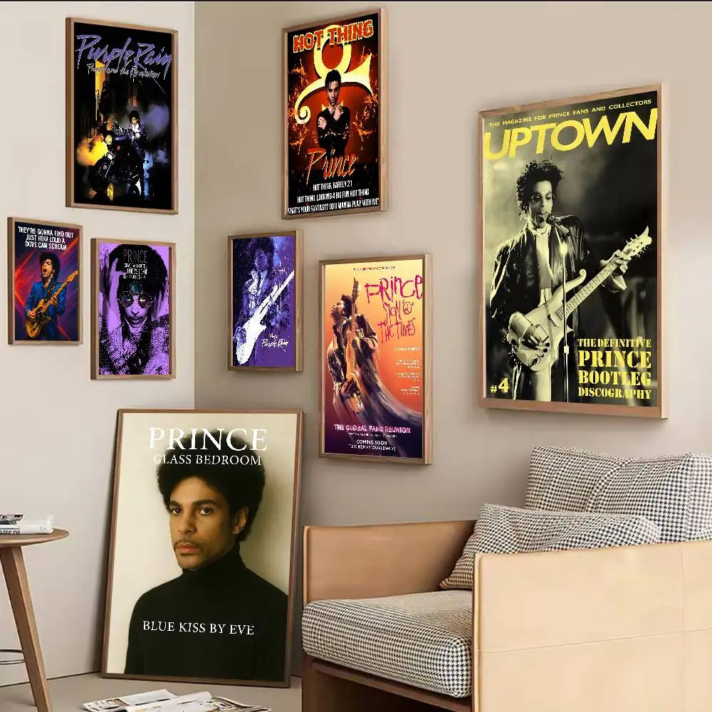 Prince Rogers Nelson Concert Rock Music Album DIY Sticky Poster Fancy ...