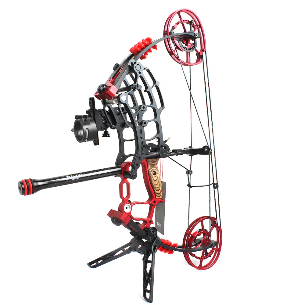 strongwind hunting compound bow triangle bow 70lbs shoot with steel ...