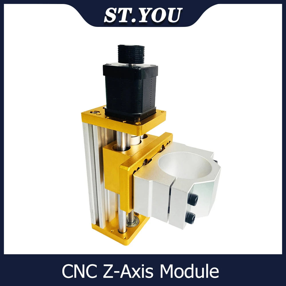 CNC-Z-Axis-Module-Aluminum-Sliding-Table-Support-3018-Spindle-Clamp-45 ...