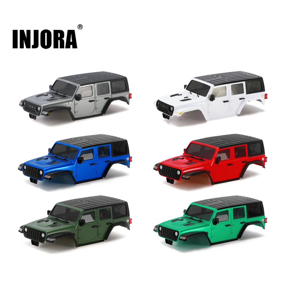 Scx24 Bronco Bumper INJORA 133g 6.10in Wheelbase Shell - ABS Hardtop ...
