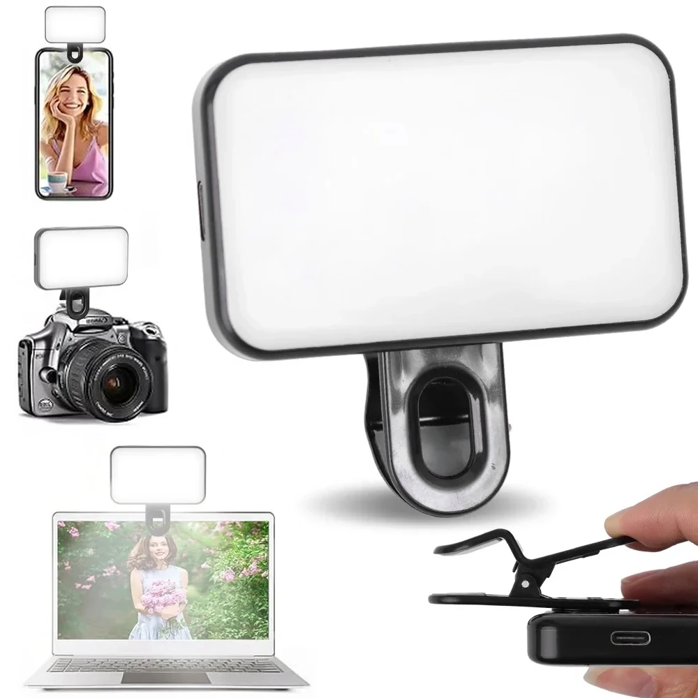 Portable-Mini-Selfie-Fill-Light-Rechargeable-3-Modes-Adjustable ...
