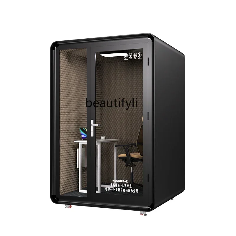 Soundproof-Room-Home-Telephone-Booth-Recording-Studio-Piano-Mobile ...