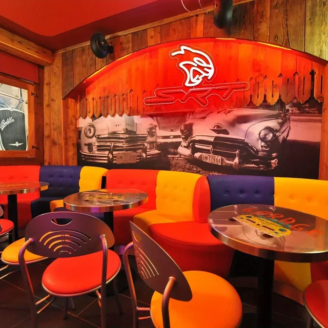 SRT Car Service Neon Signs LED Neon Light Sign Light Up Neon Signs Car ...