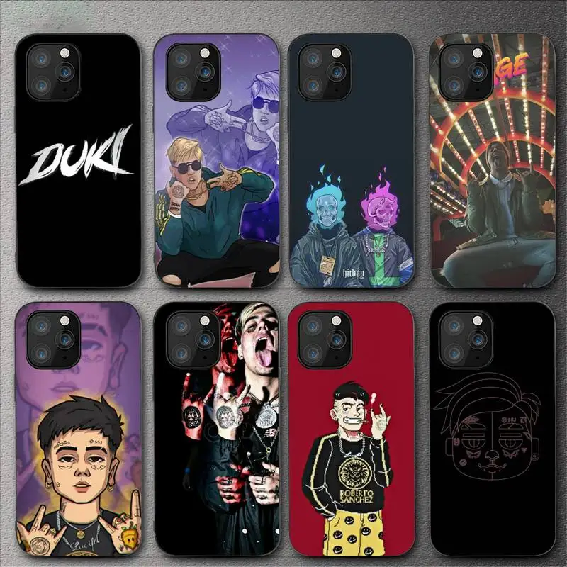 Funda-de-tel-fono-rapero-Duki-carcasa-para-iPhone-11-12-Mini-13-14-Pro ...