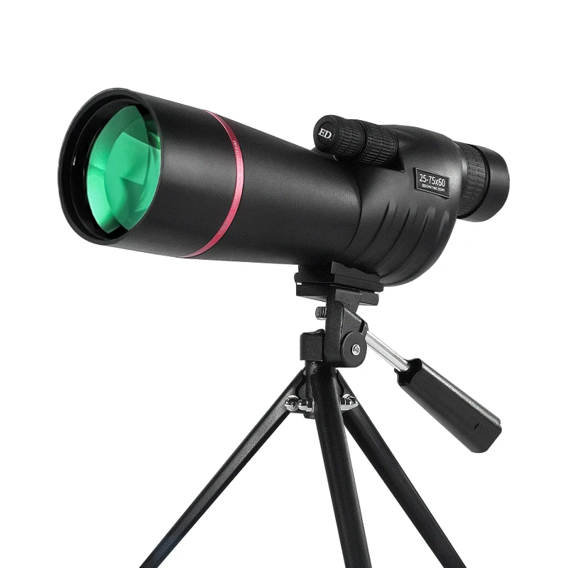 Zoom-25x-75x-Spotting-Scope-HD-Monocular-Powerful-Telescope-Waterproof ...