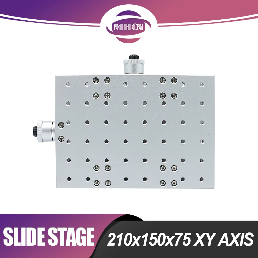MHCN-210x150x75MM-XY-axis-2-Axis-Manual-Motion-Stage-Moving-Table-XY ...