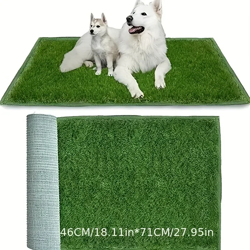 Premium-Washable-Dog-Training-Mat-Indoor-Outdoor-Pee-Grass-for-Easy ...