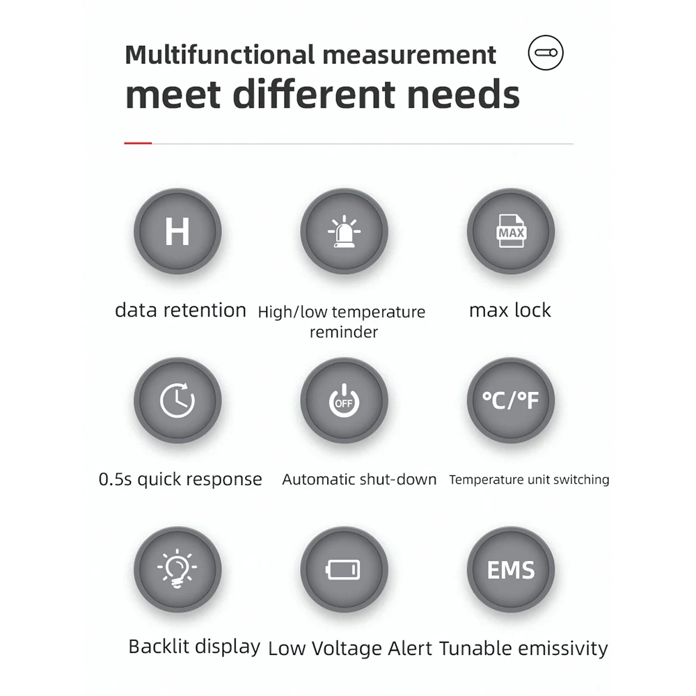 HABOTEST HT641 Infrared Thermometer
