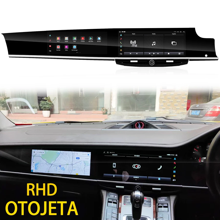 Double-Screen-Android-Car-Radio-RHD-LHD-For-Porsche-Panamera-970-2010 ...