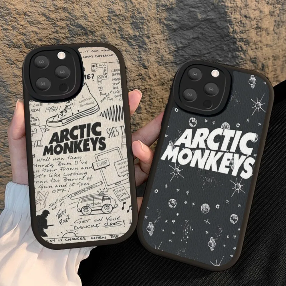 Arctic-Monkeys-Phone-Case-Hard-Leather-For-iPhone-14-13-12-Mini-11-14 ...