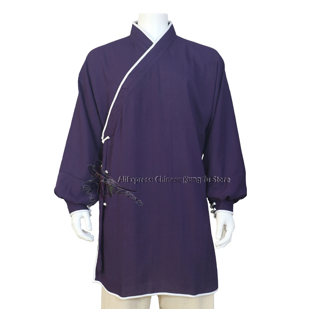 Cotton Wudang Taoist Robe Shaolin Kung fu Suit Martial arts Jacket Wing ...
