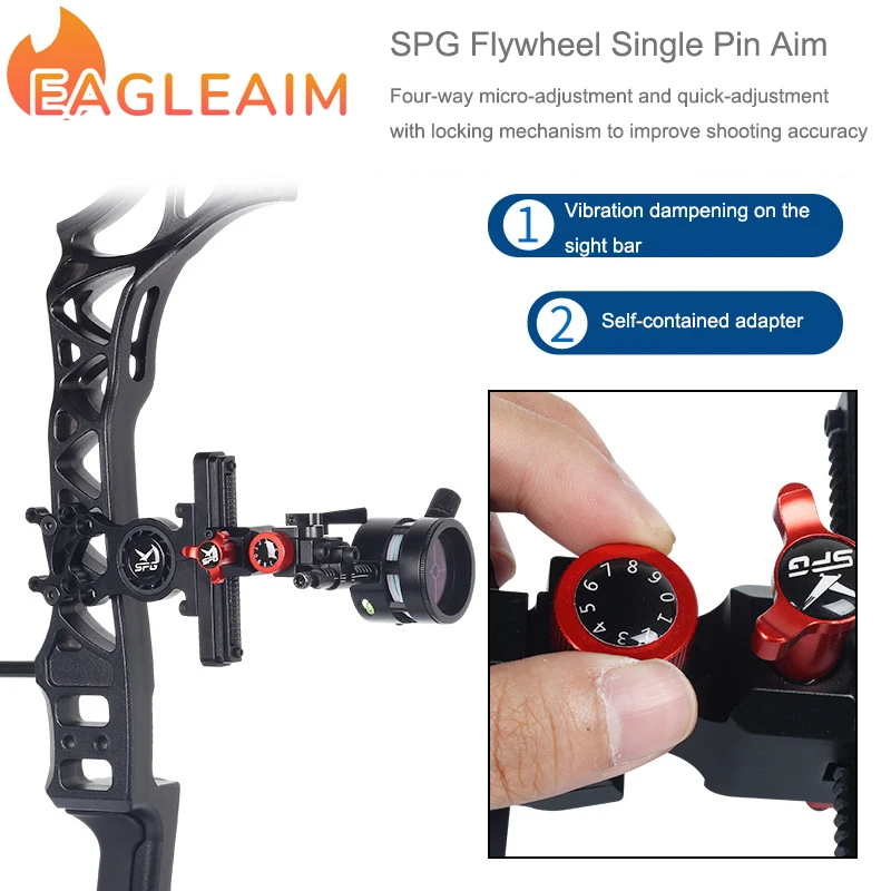 Single-Pin-Bow-Sight-Quick-Adjustable-and-Self-Dampening-Archery ...