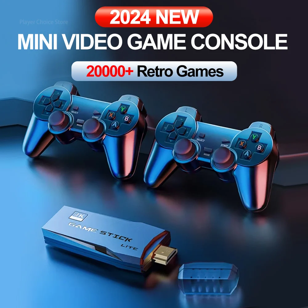 Mini-Video-Game-Console-TV-Gaming-Sticks-Gamepads-20000-Jogos-Retro ...