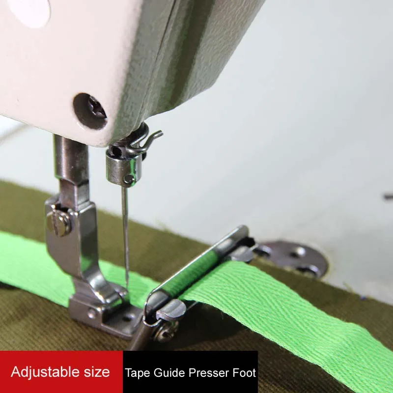 S10B-Adjustable-Tape-Guide-Presser-Foot-Fit-Industrial-Single-Needle ...