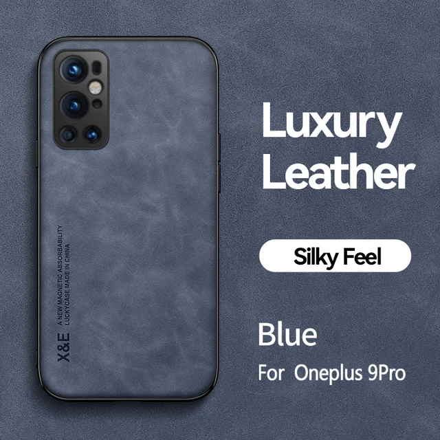 For Oneplus 8 9 7 Pro Case Leather Texture Car Magnetic Stand Holder ...