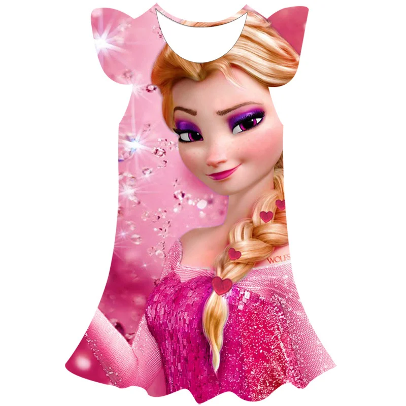 Frozen 2 Anna Princess Dresses Snow Queen Girls Fancy Anna Elsa Costume ...