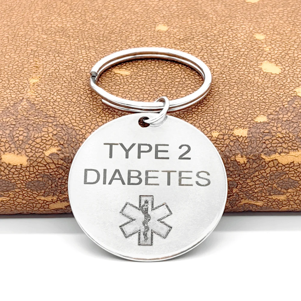 1pc Stainless Steel Medical Series Keychains Disease Name Keychain ...