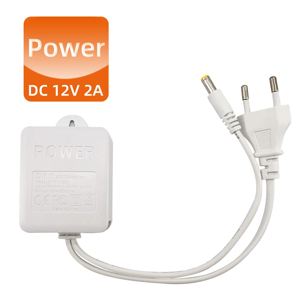 DC 12V 2A Power Supply For CCTV Security PTZ Camera Transformer AC 110V ...