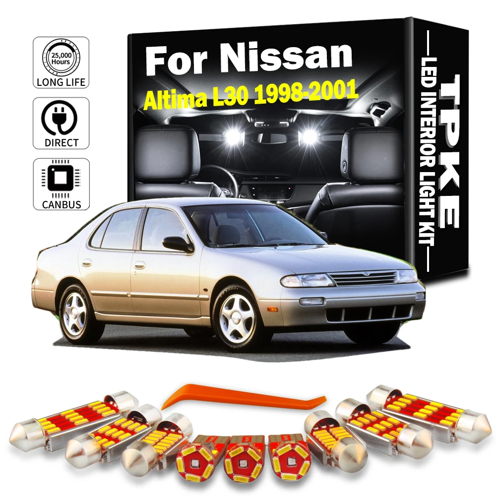 TPKE-9Pcs-Canbus-Car-LED-Interior-Reading-Trunk-Map-Dome-Light-Kit-For ...