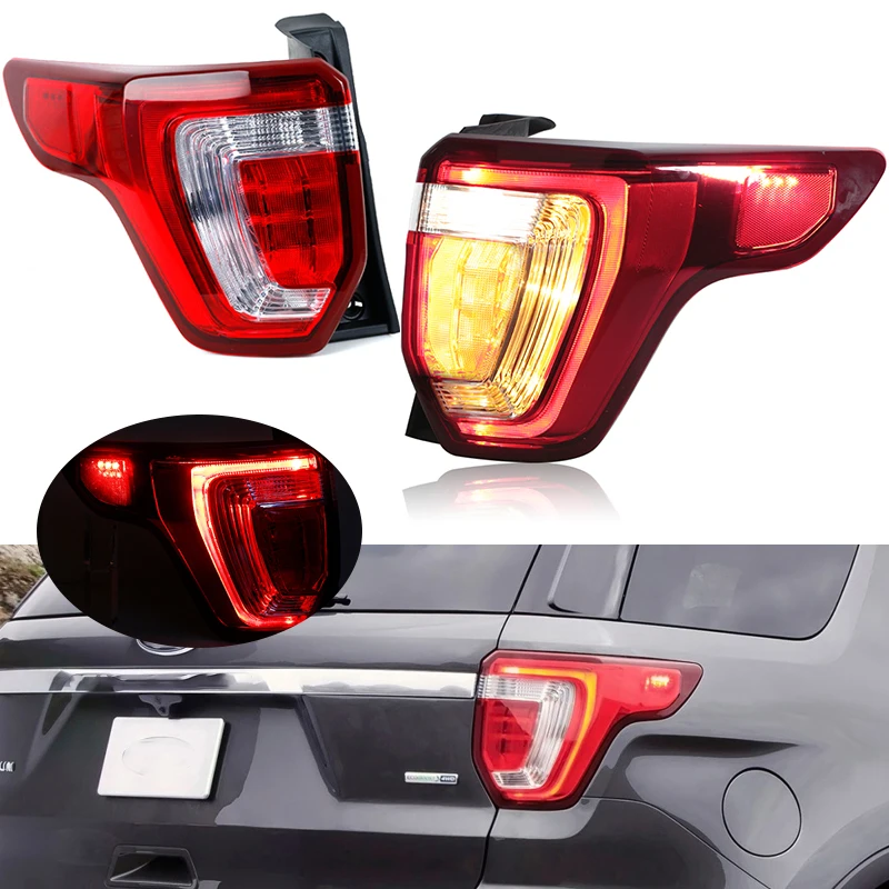 For-Ford-Explorer-2016-2017-2018-2019-Car-LED-Rear-Bumper-Light-Tail ...