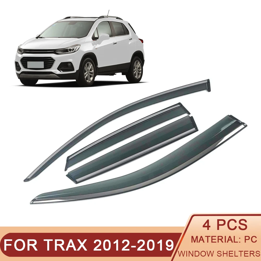 For CHEVROLET Trax Tracker 2012 2019 Car Window Sun Rain Shade Visors ...