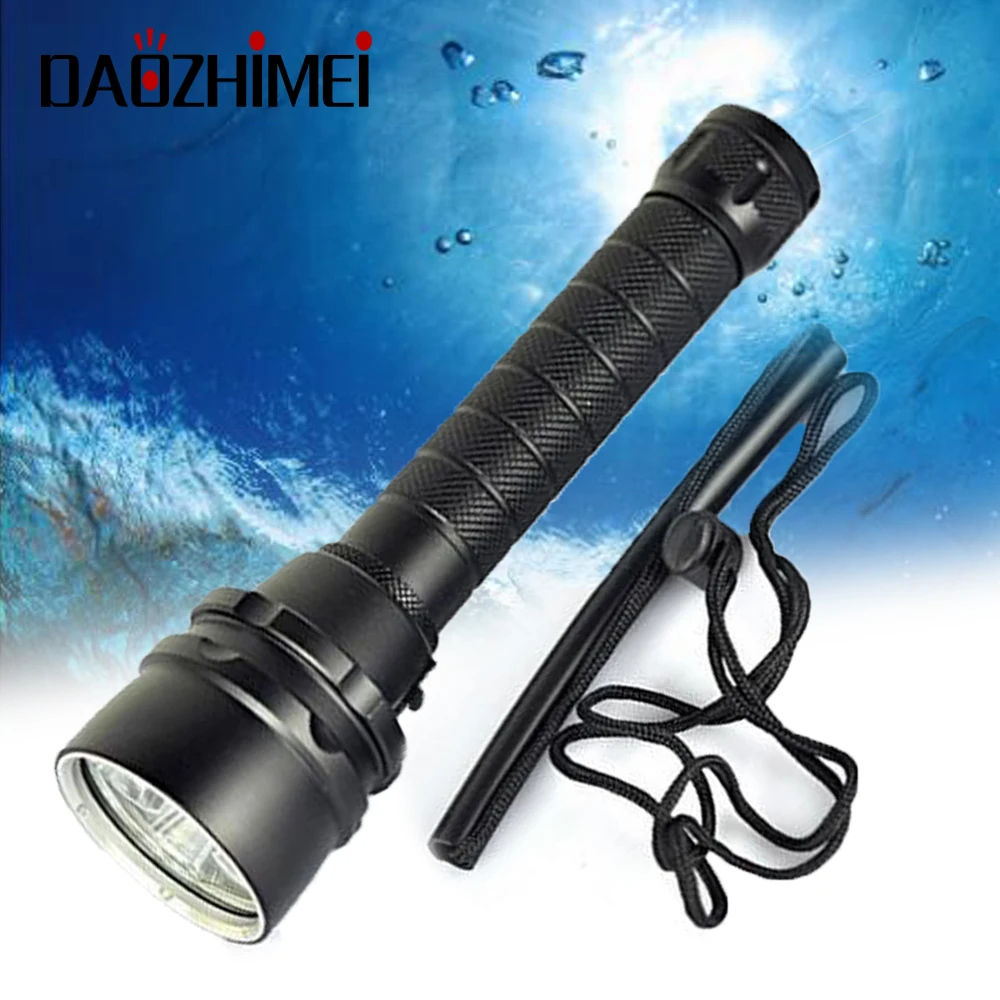 Powerful-LED-Scuba-Diving-Flashlight-L2-Super-Bright-5000lm-18650 ...