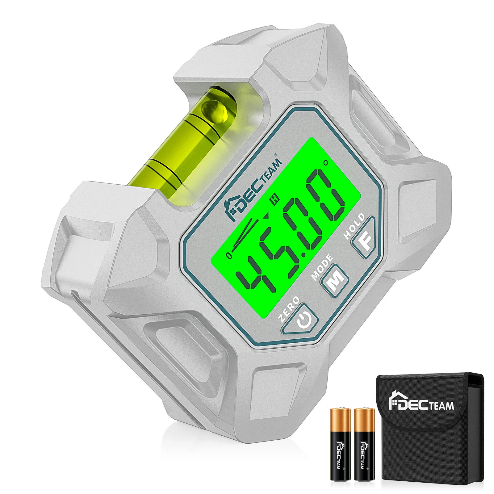 Decteam-Laser-Digital-Protractor-Angle-Measure-Inclinometer-Level-Angle ...