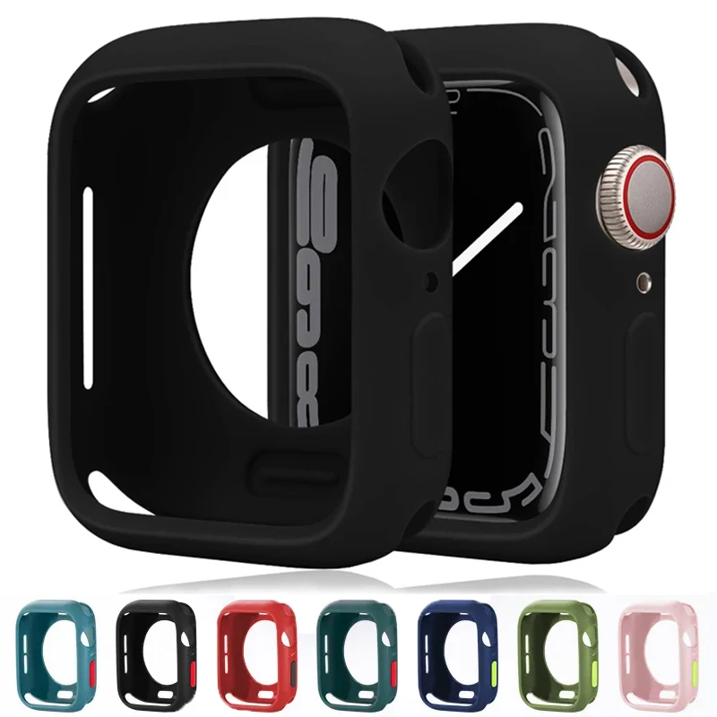 Cover For Apple Watch 9 8 7 se 6 5 Case 45mm 41mm 44mm 40mm 42mm 38mm ...