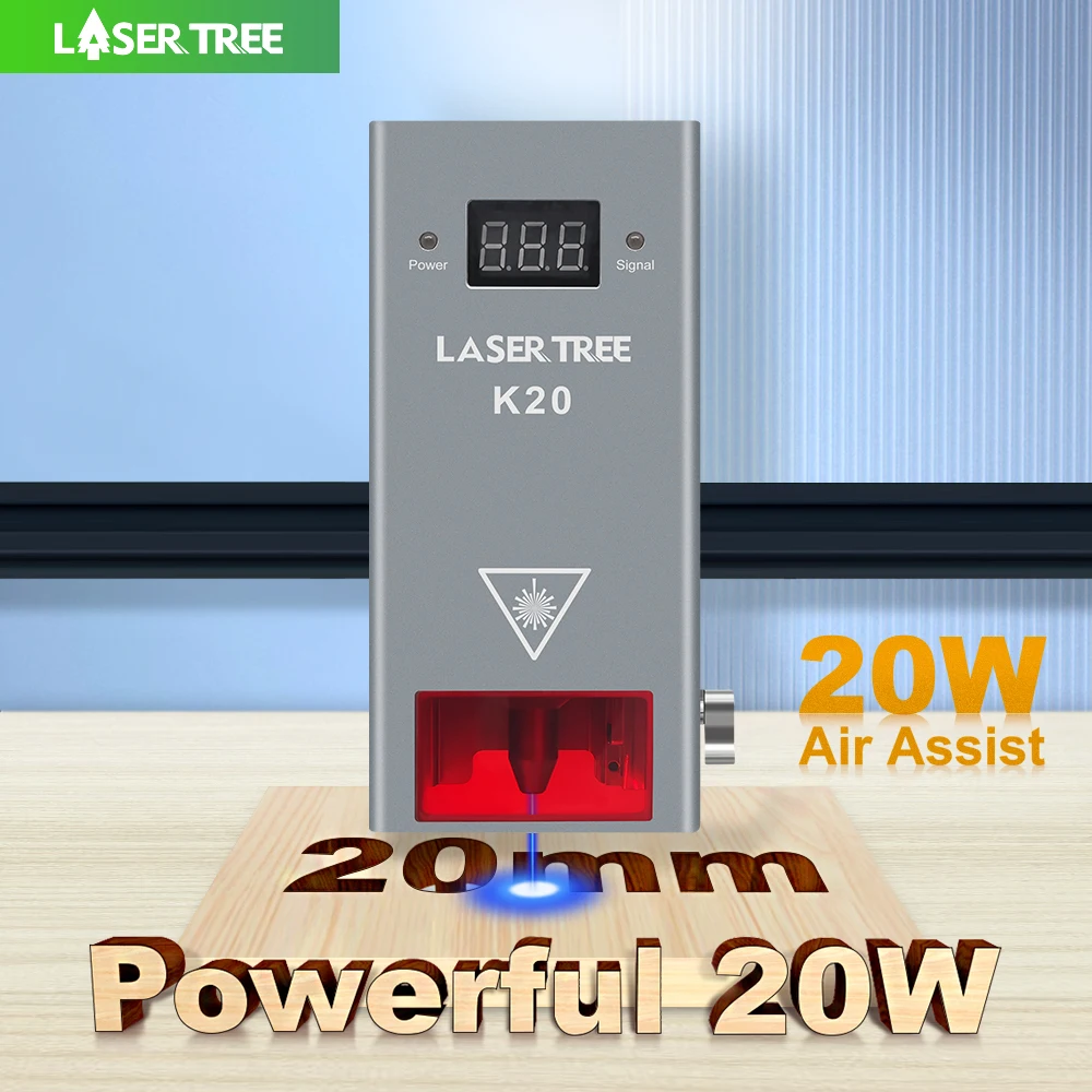 LASER-TREE-Laser-Module-10W-20W-30W-Optical-Power-with-Air-Assist-Laser ...