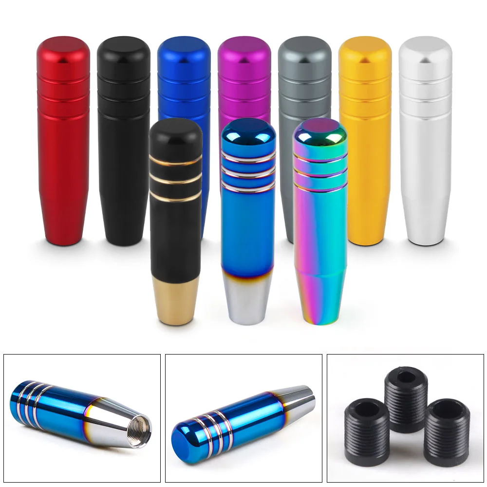 Universal-Aluminum-Gear-Shift-Knob-Racing-Car-13CM-Manual-Transmission ...