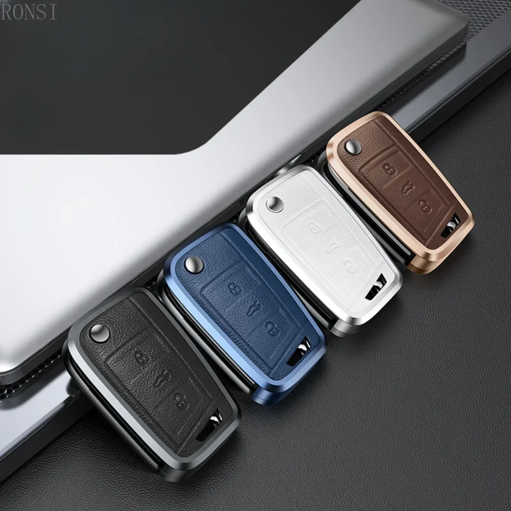 Juste-de-cl-de-voiture-en-alliage-de-cuir-pour-VW-Volkswagen-Golf-7-MK7 ...