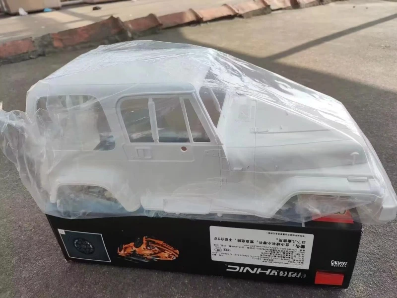 1-10-Jeep-Wrangler-YJ-Hard-body-shell-fit-to-Tamiya-cc01-242mm-Chassis ...