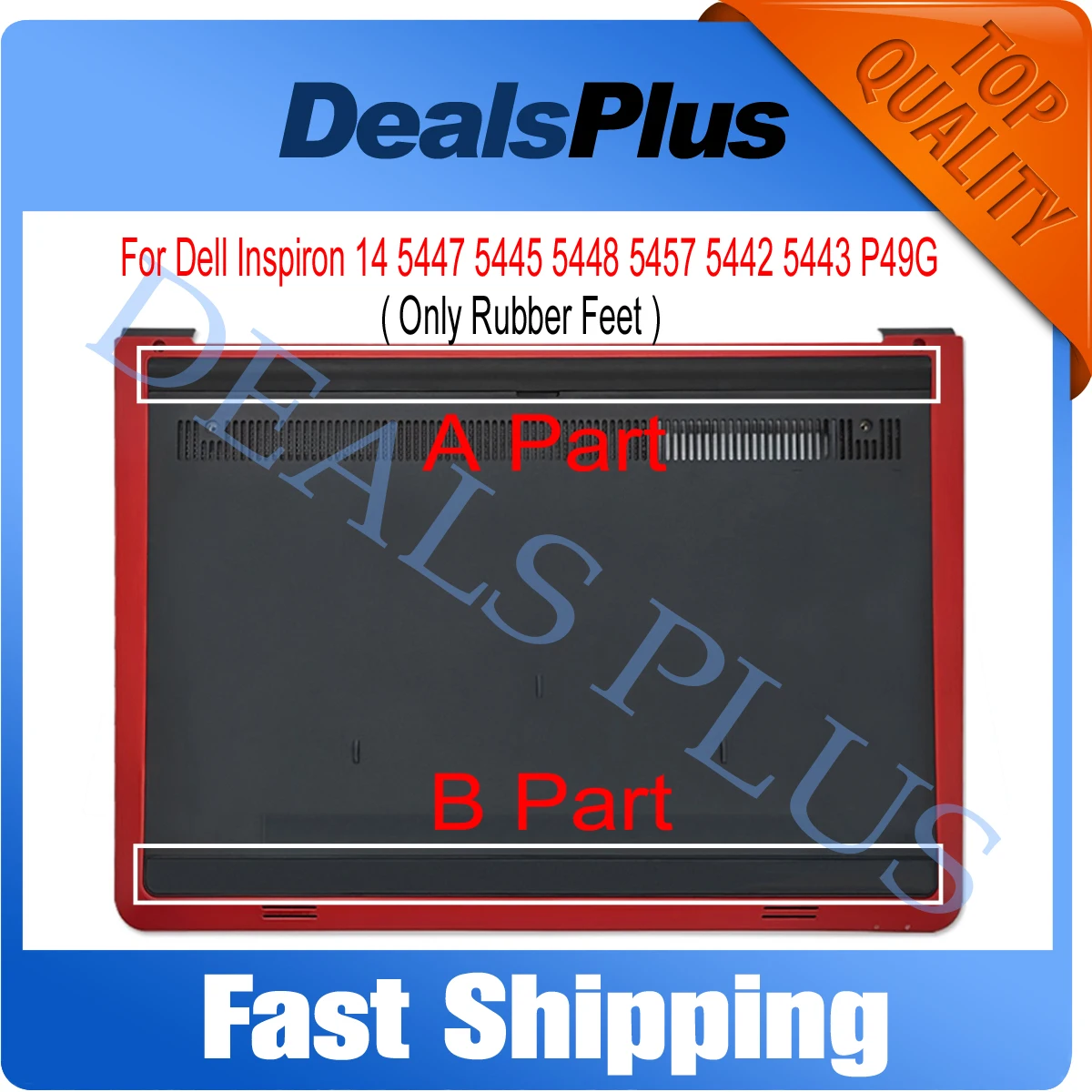 1-Pair-Laptop-Bottom-Base-Case-Rubber-Feet-Strips-Replacement-For-Dell ...