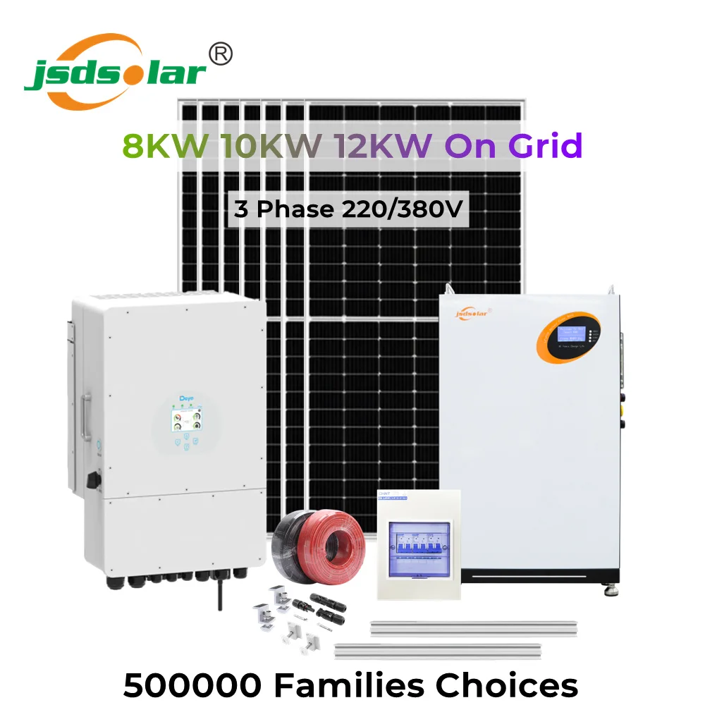 Solar-Power-System-Full-Kit-3-Phase-380V-8KW-10KW-12KW-On-Grid-Solar ...